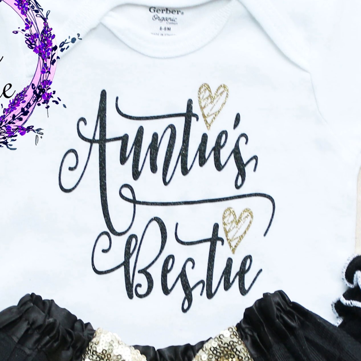 Auntie's Bestie Tutu Outfit-Little Cuddle Boutique